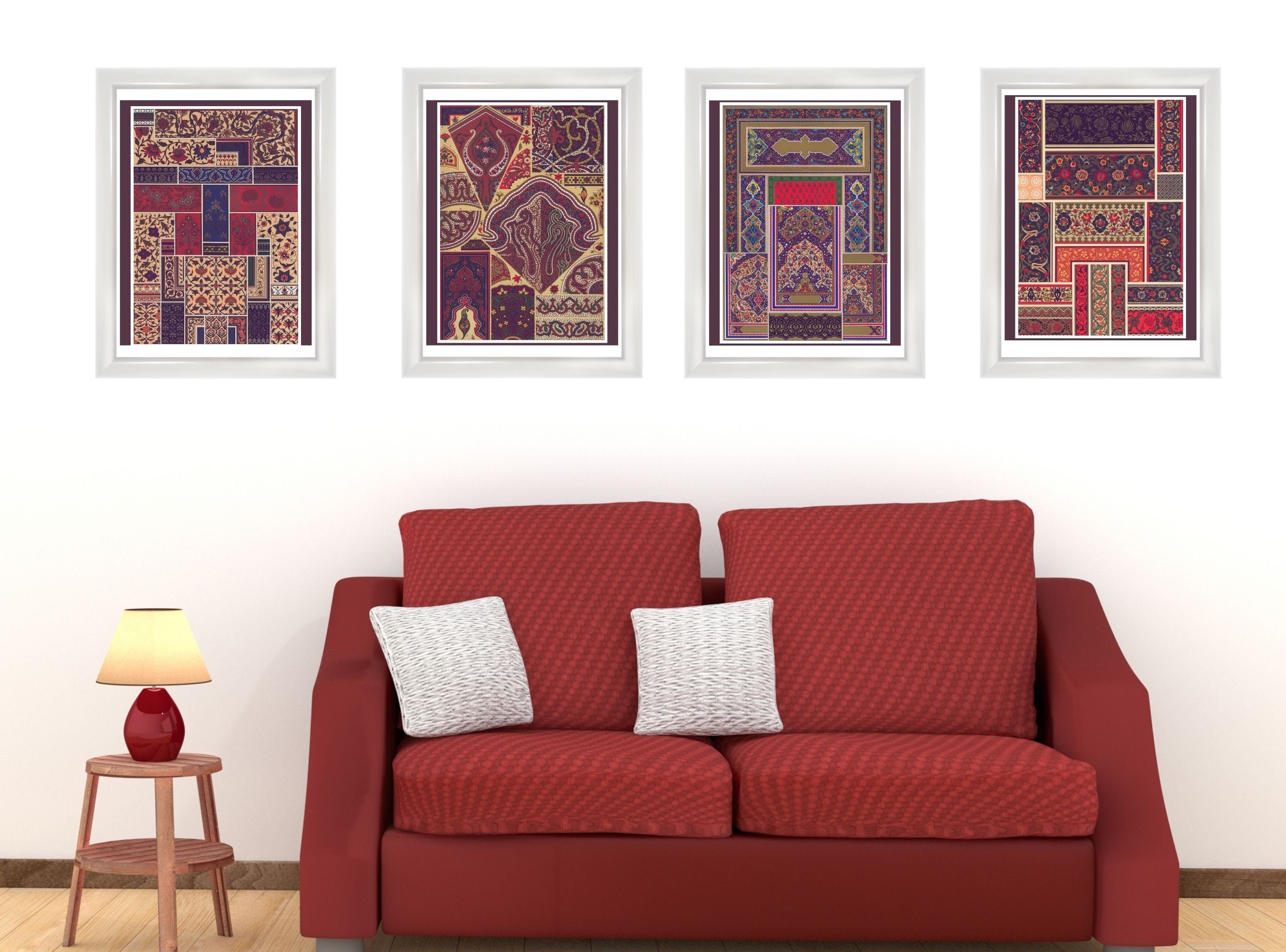 Vintage Islamic Art Islamic Poster Indian Pattern - Etsy