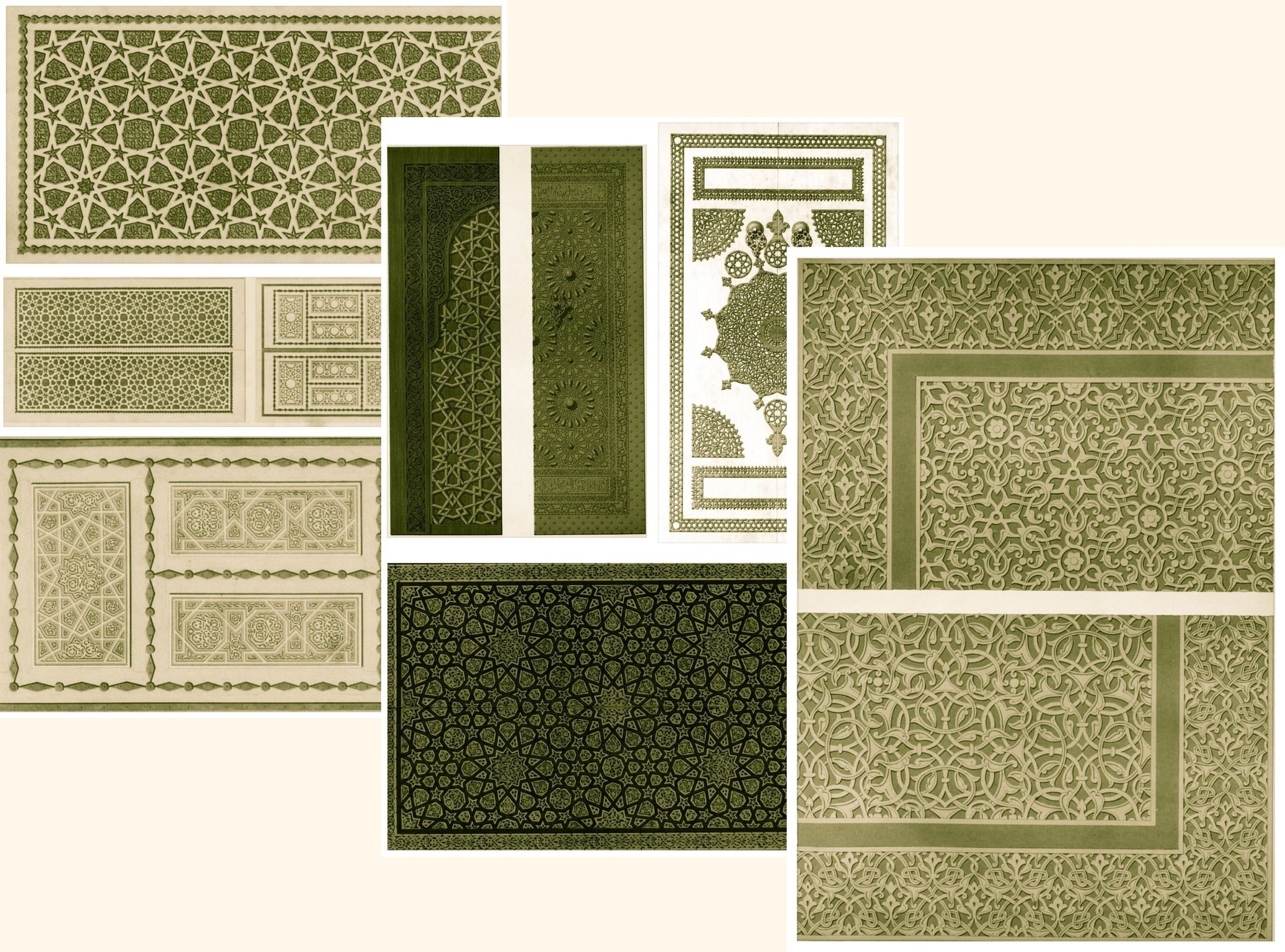 Islamic Pattern Digital Paper Pack | Islamic Geometric - Etsy