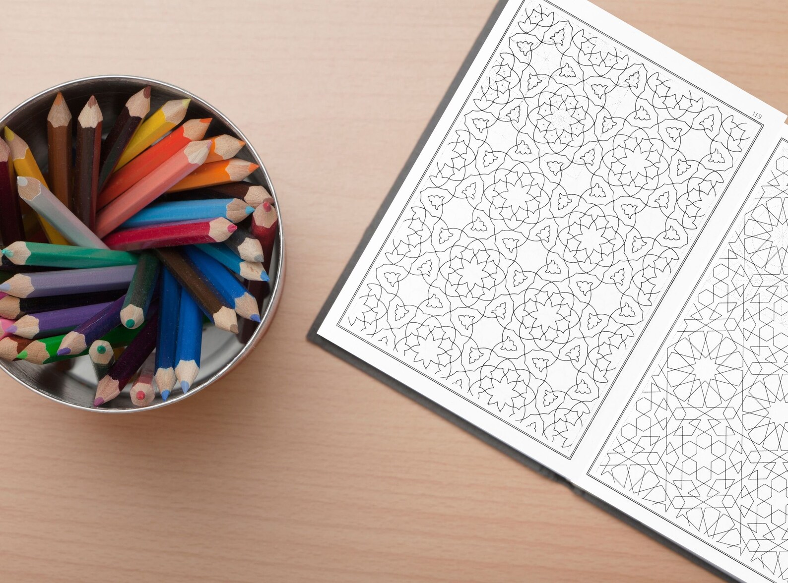 Islamic Pattern Colouring Pages | Arabic Pattern Printable Papers ...