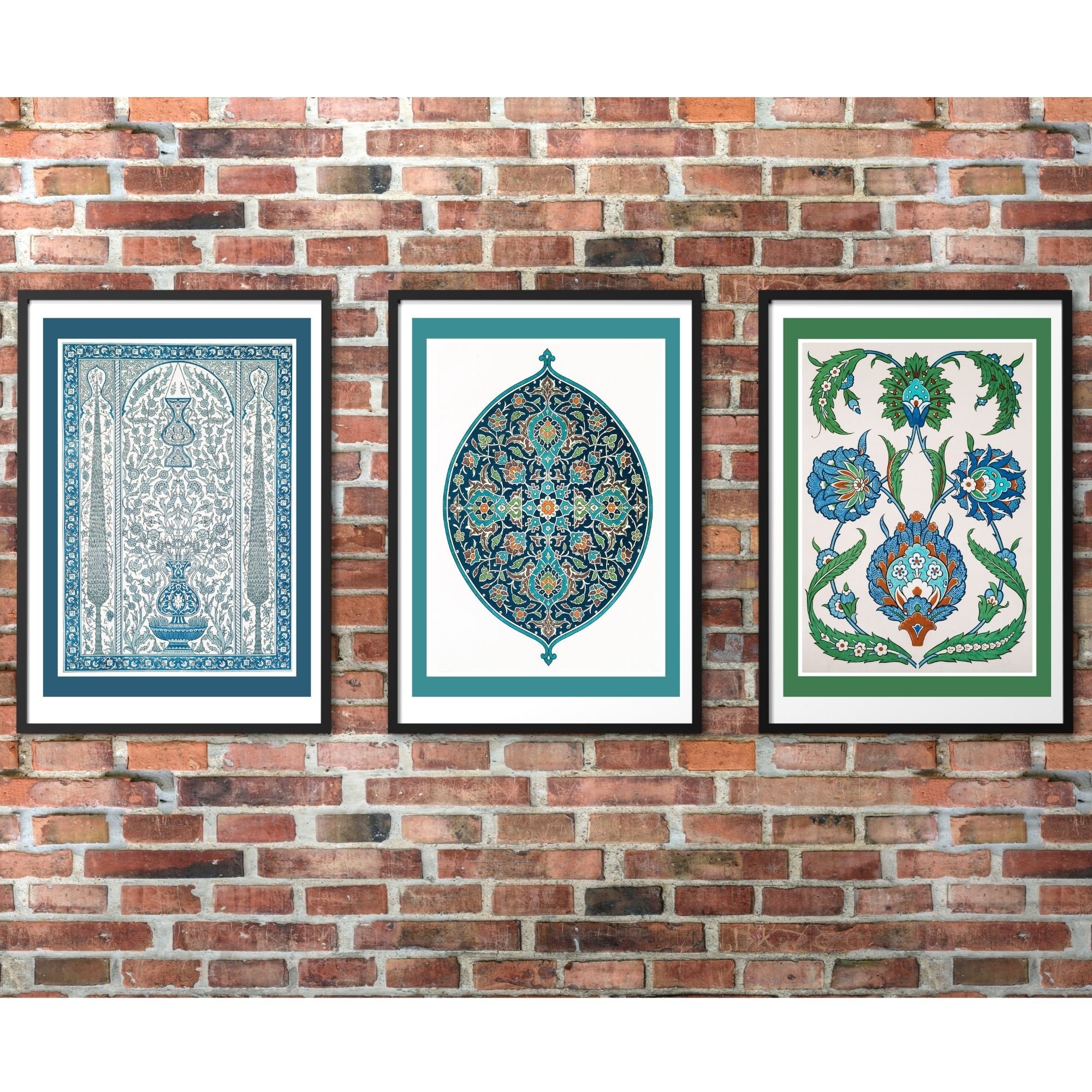 Islamic Poster Islamic Geometric Pattern Arabic Wall Art | Etsy