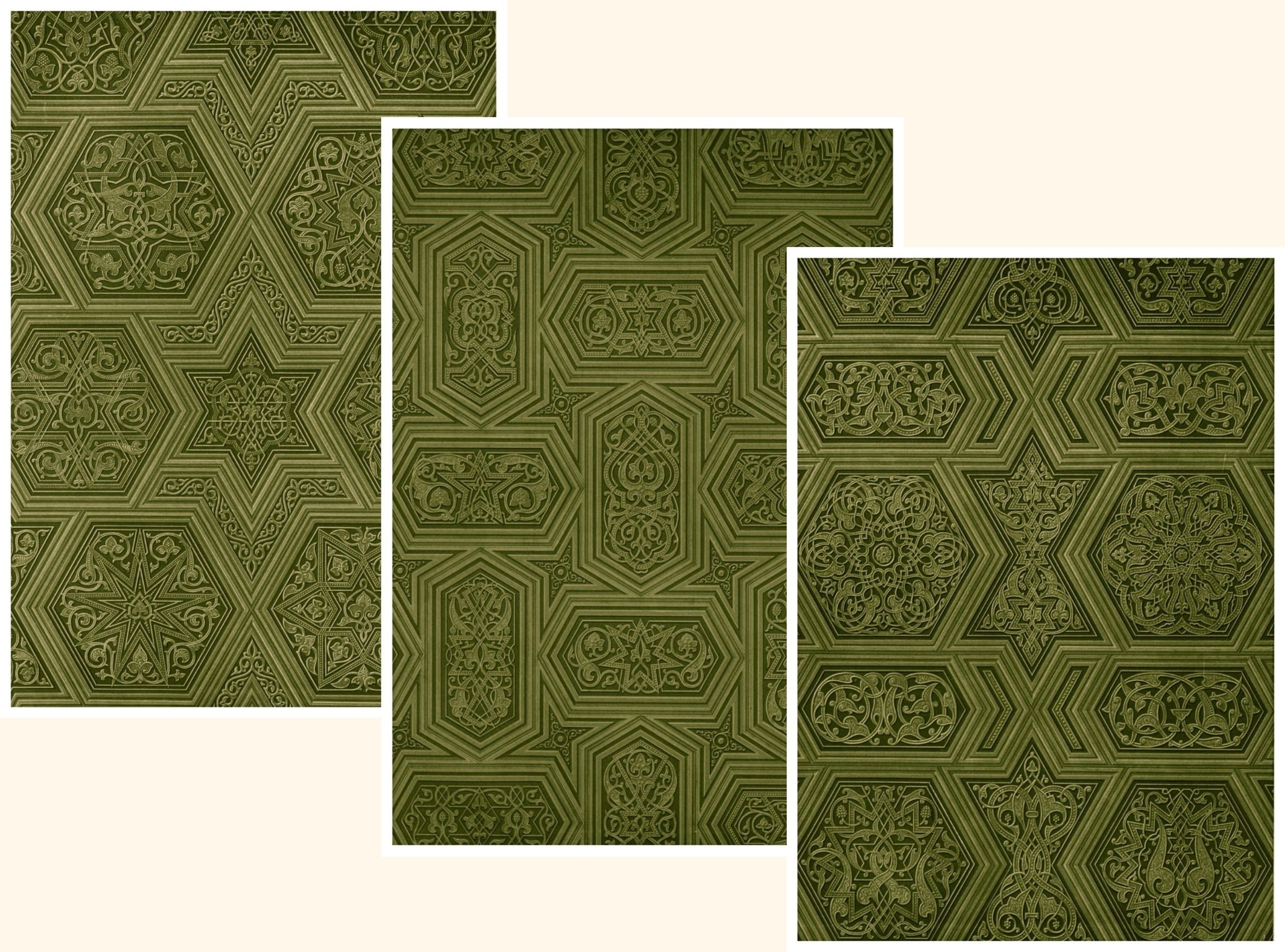 Islamic Pattern Digital Paper Pack | Islamic Geometric Printable Papers ...