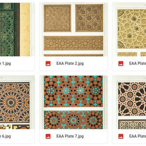 Vintage Islamic Pattern Coloring Book | Islamic Geometric Pattern Book ...