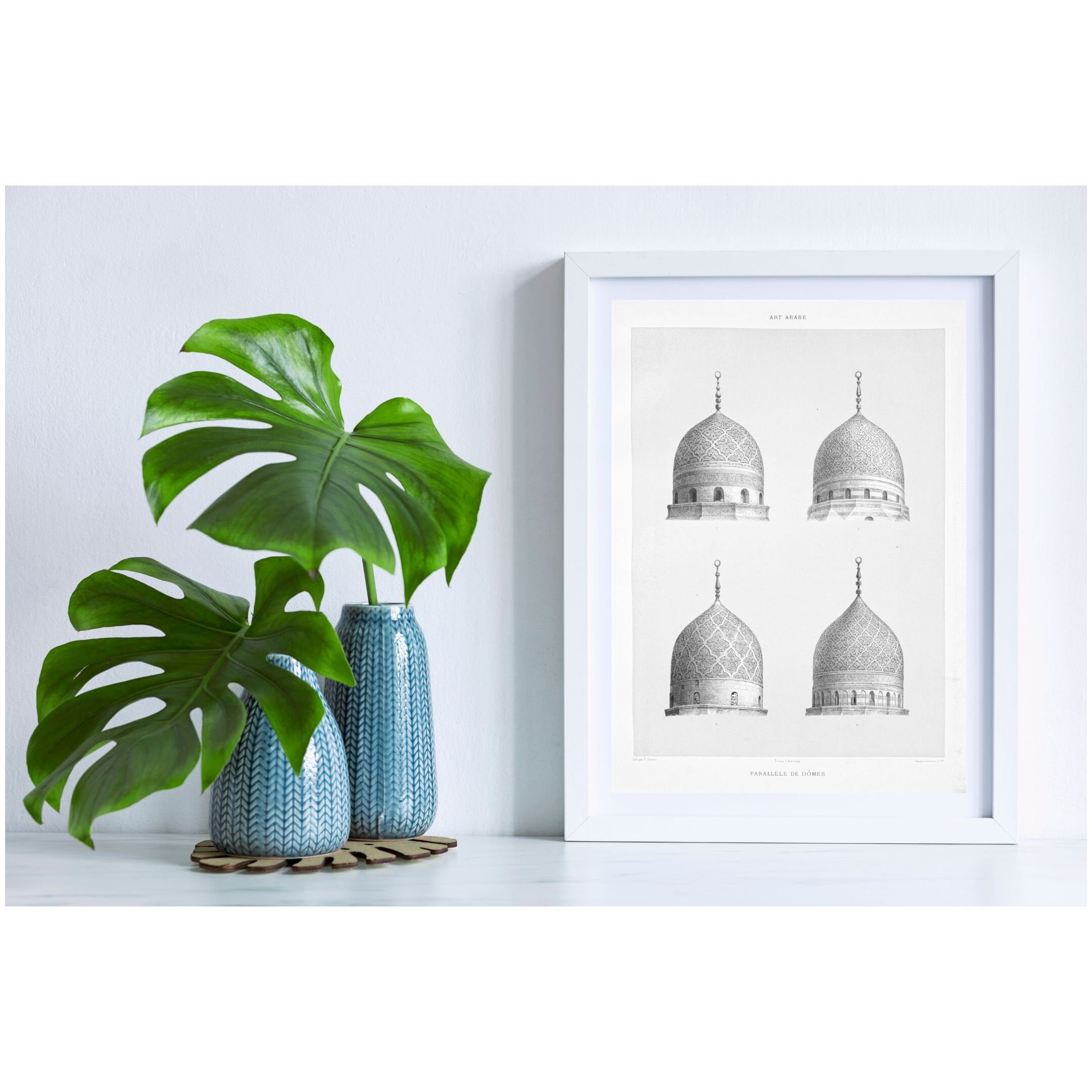 Islamic Home Decor Vintage Mosque Dome Print Printable Islamic Wall Art ...