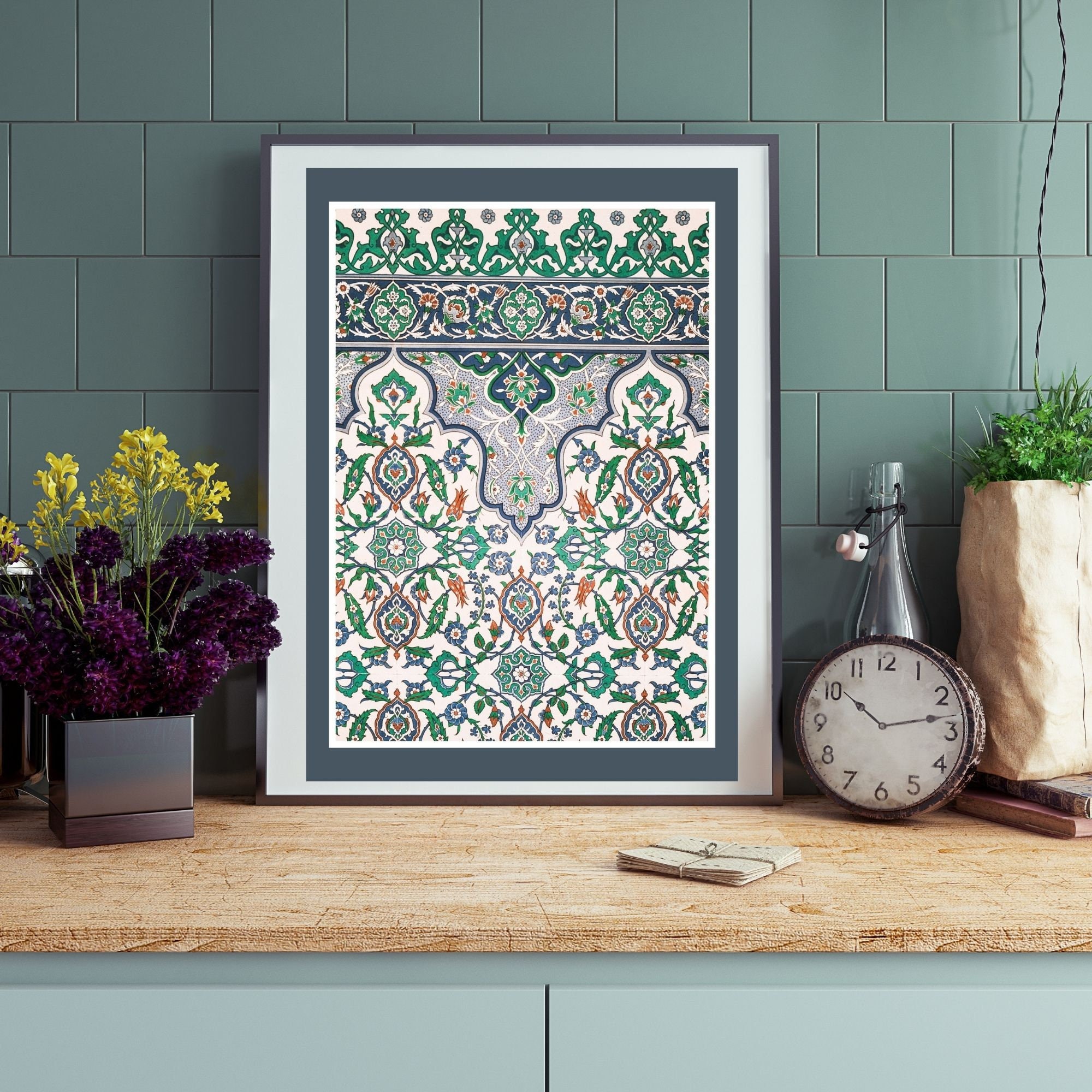 Islamic Poster Turkish Art Islamic Geometric Pattern - Etsy