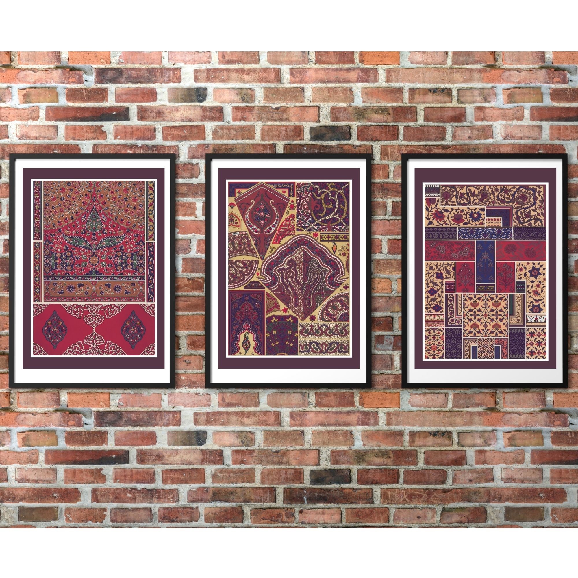 Vintage Islamic Art Islamic Poster Indian Pattern - Etsy