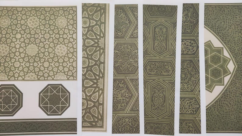 Islamic Pattern Digital Paper Pack | Islamic Geometric Printable Papers ...