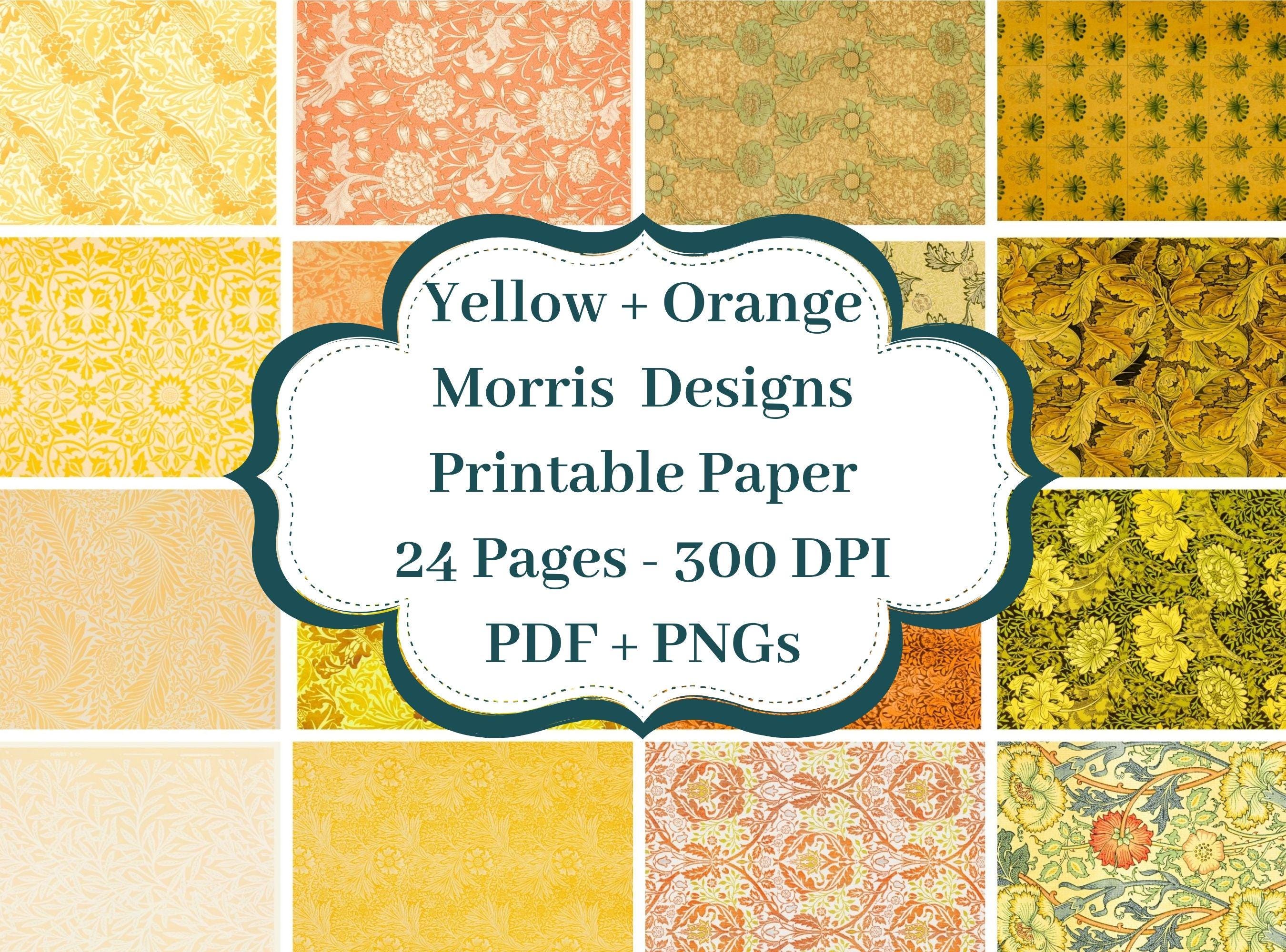 William Morris Collage Paper Packs | Printable William Morris Designs ...