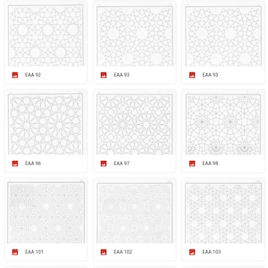 Islamic Pattern Colouring Pages | Arabic Pattern Printable Papers ...