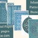 Islamic Pattern Digital Paper Pack | Islamic Geometric Art Printable ...