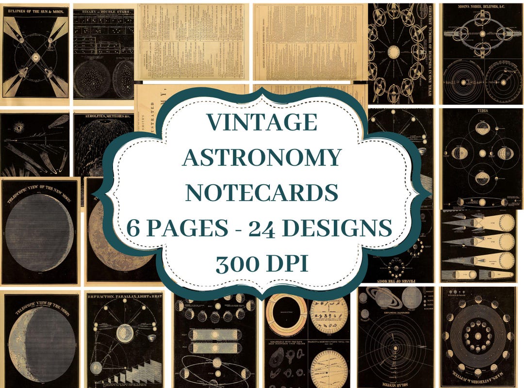 Astronomy Notecards | Vintage Astronomy Postcards | Vintage Astronomy ...