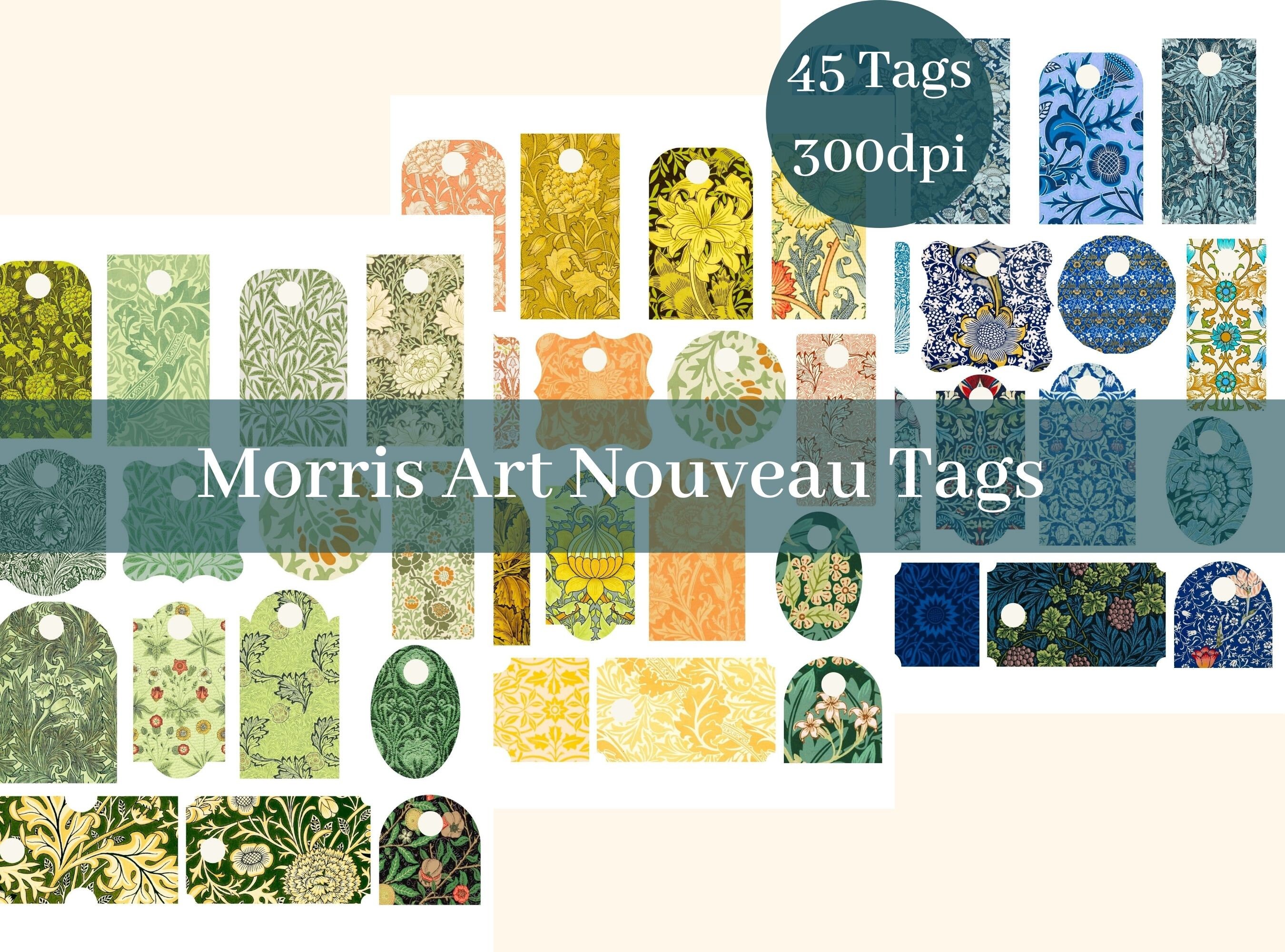 William Morris Tags | William Morris Ephemera | William Morris ...