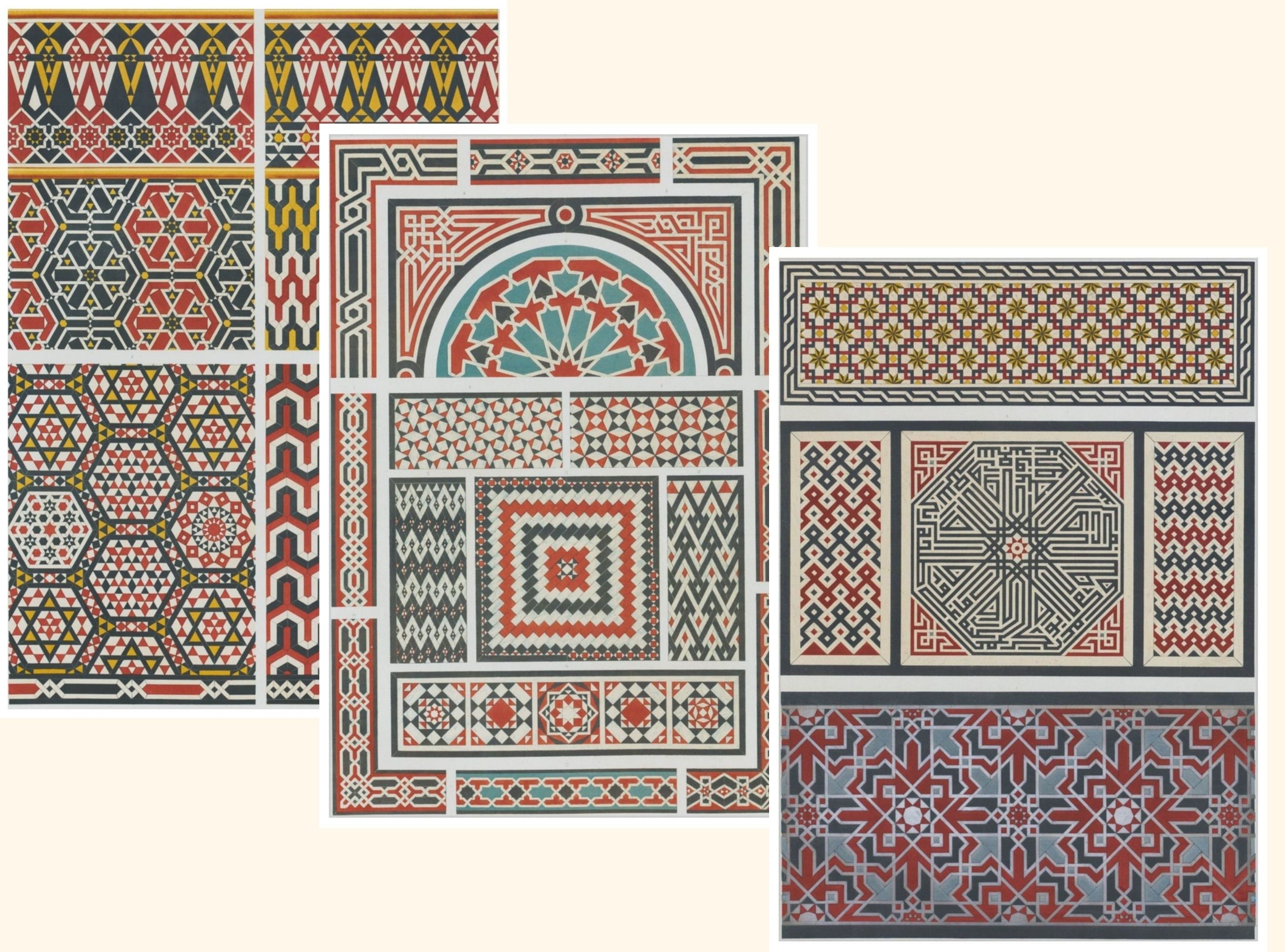 Islamic Pattern Digital Paper Pack | Vintage Islamic Art Printable ...