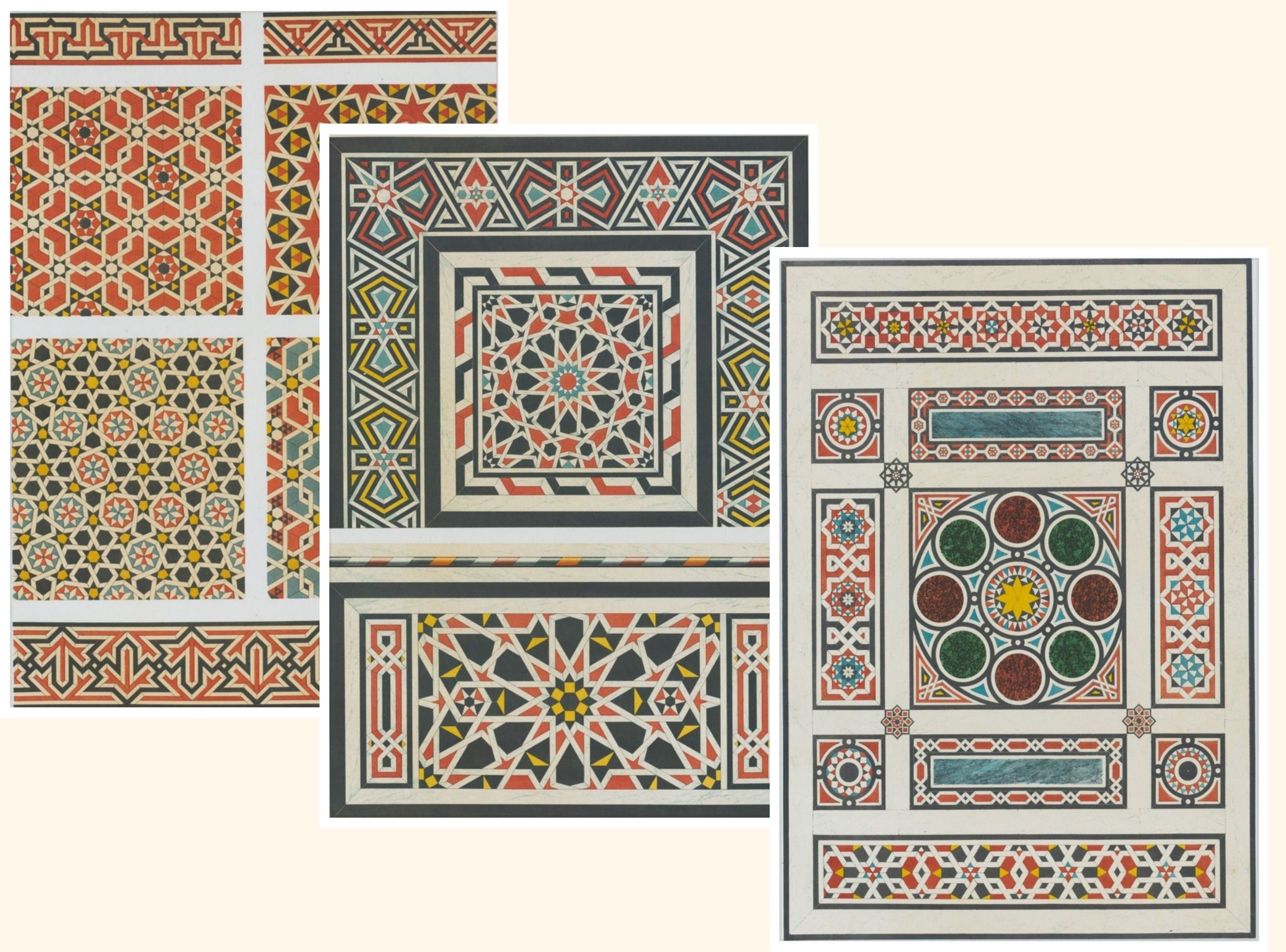 Islamic Pattern Digital Paper Pack | Vintage Islamic Art Printable ...