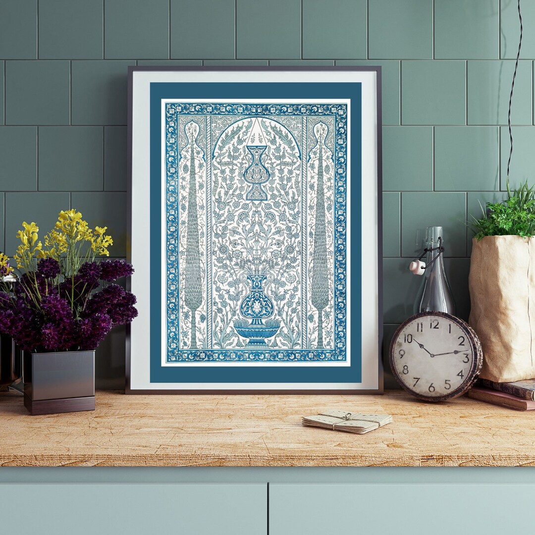 Islamic Poster | Arabesque Pattern | Arabic Wall Art - Etsy
