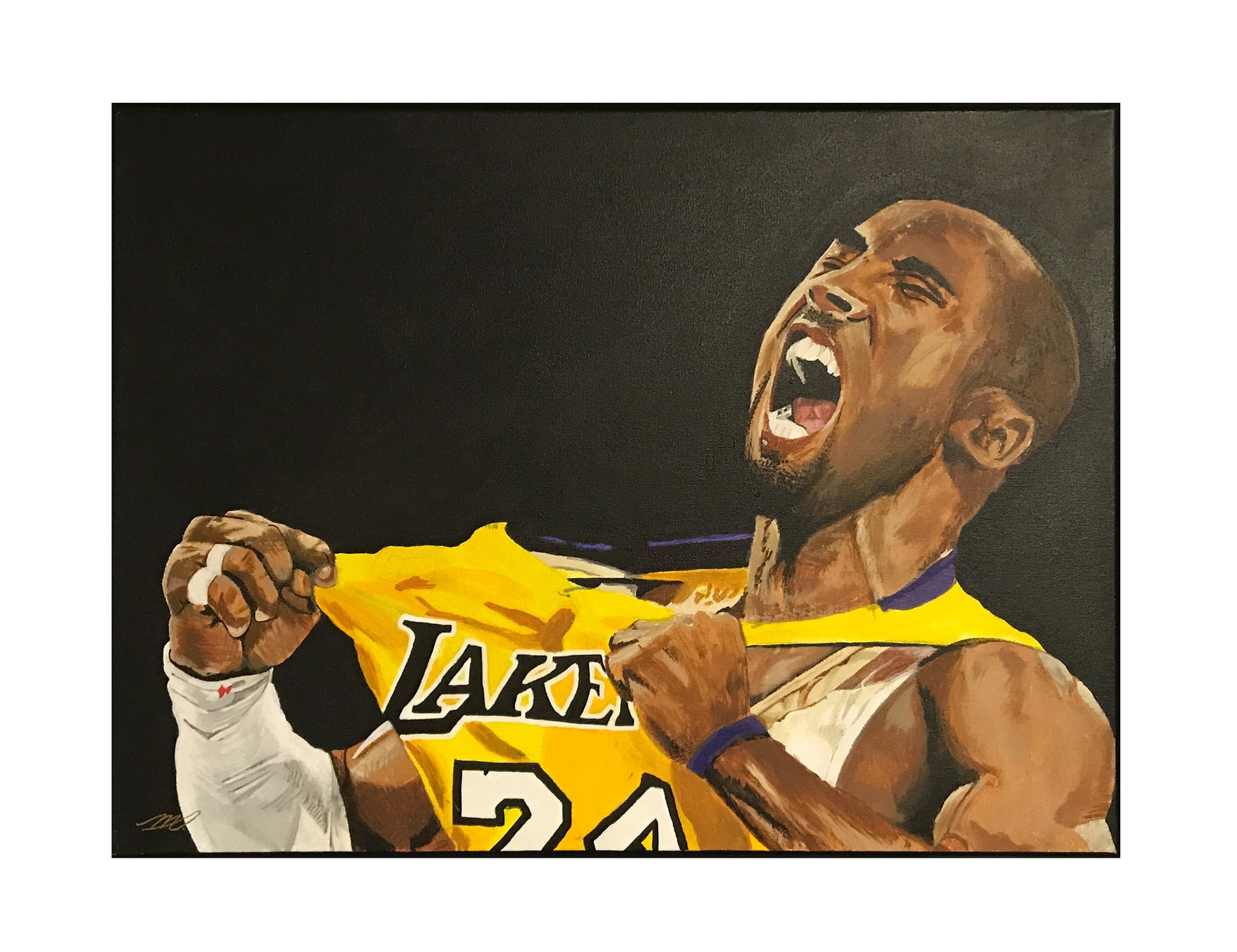 Canvas Prints of Kobe Bryant - Etsy