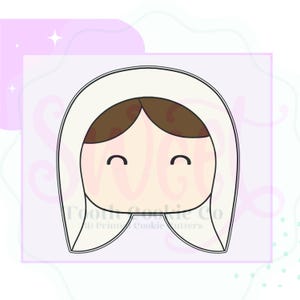 Mother Mary Cookie Cutter. Nativity Cookie Cutter. Nativity Scene ...