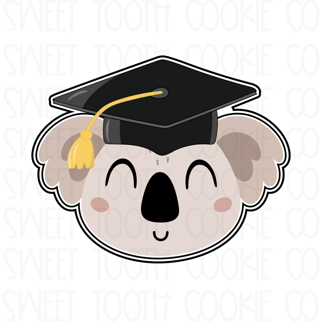 Graduation Koala Cookie Cutter. Graduation Pun Cookie Cutter. - Etsy