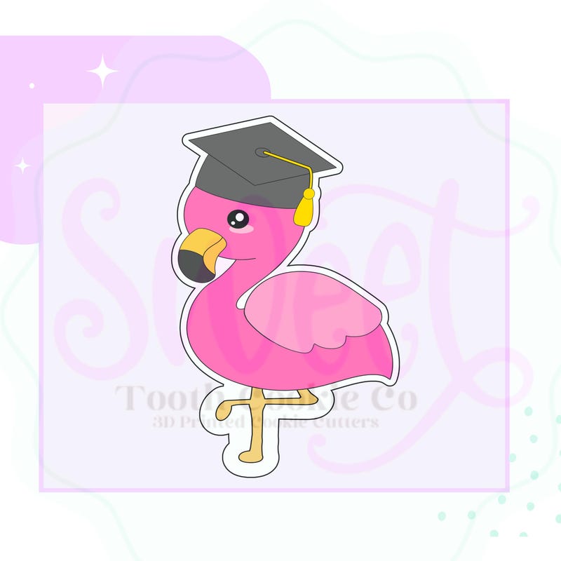 Graduation Flamingo - Etsy