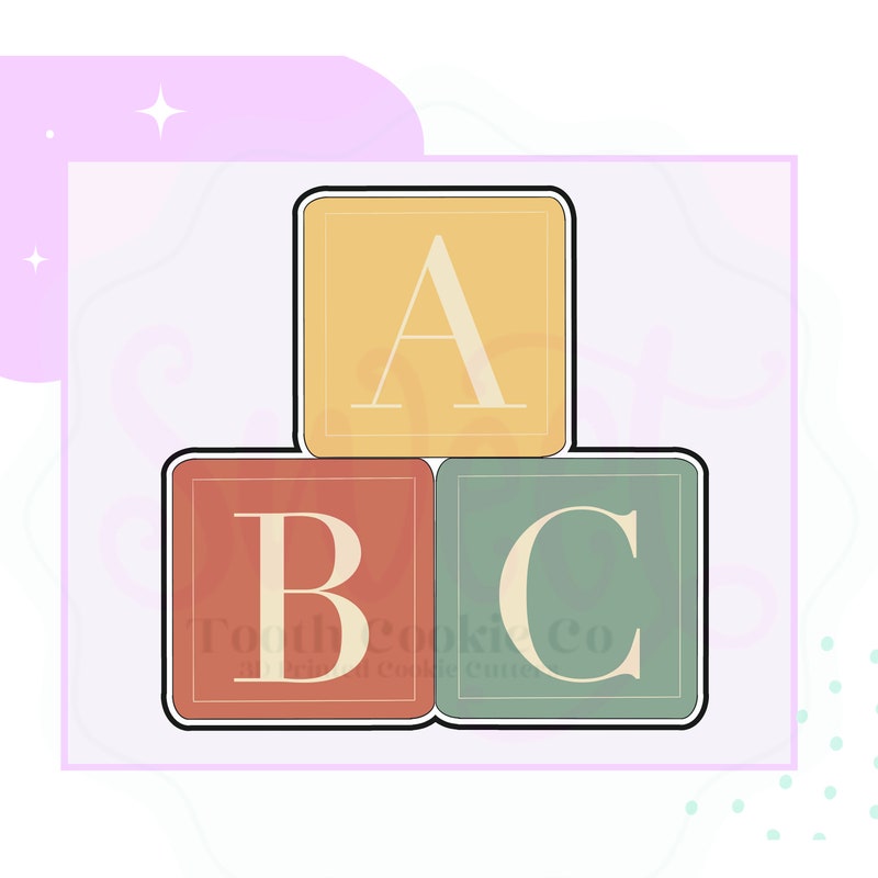Abc Cookie Cutter - Etsy