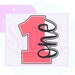 Number 1 Cookie Cutter. First Birthday Cookie Cutter. One Cookie Cutter ...