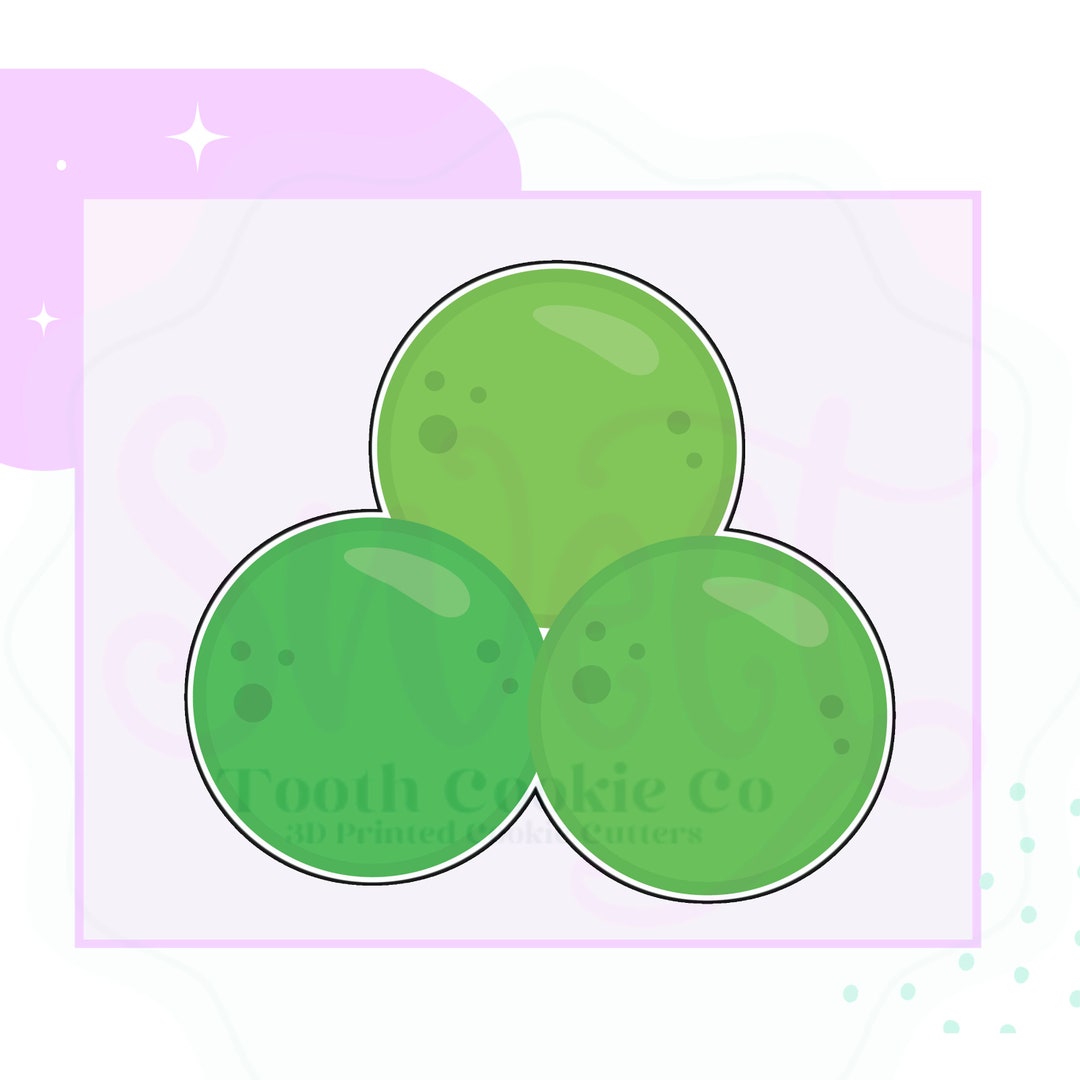 Peas Cookie Cutter. Peas in A Pod Cookie Cutter. Peas and Carrots ...