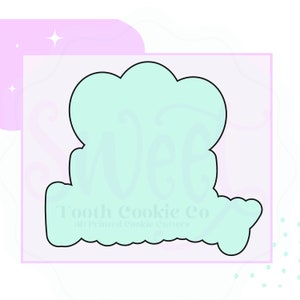 Happy Birthday Balloon Cookie Cutter. Happy Birthday Plaque Cookie ...