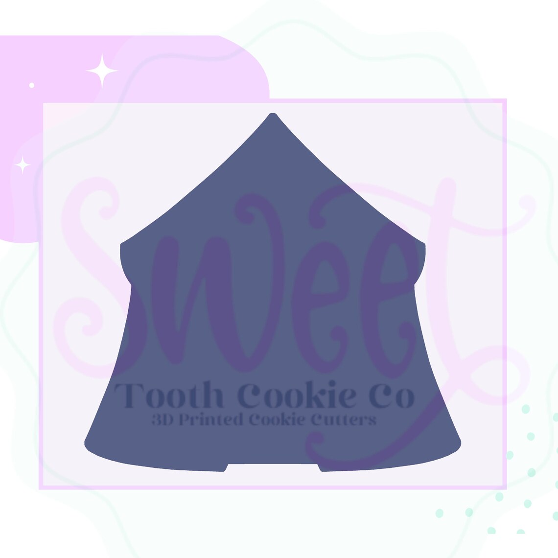 Circus Tent Cookie Cutter. Big Top Tent Circus Cookie Cutter. Tent ...
