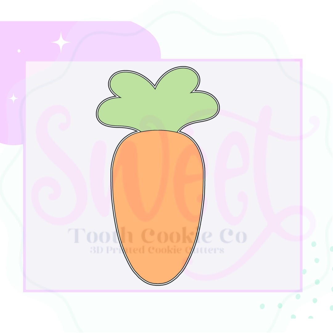 Carrot Cookie Cutter. Vegetable Cookie Cutter. Farmers Market Cookie ...