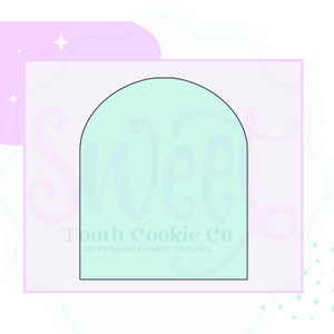 Arch Cookie Cutter. Arch Plaque Cookie Cutter. Shape Cookie Cutter ...