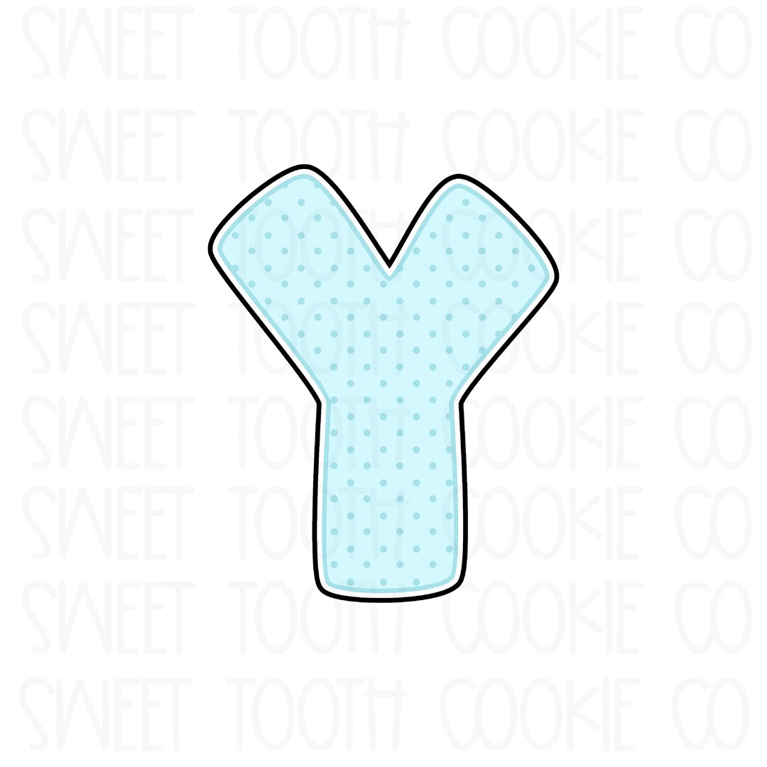 Letter Y Cookie Cutter. Alphabet Cookie Cutter. Fondant - Etsy