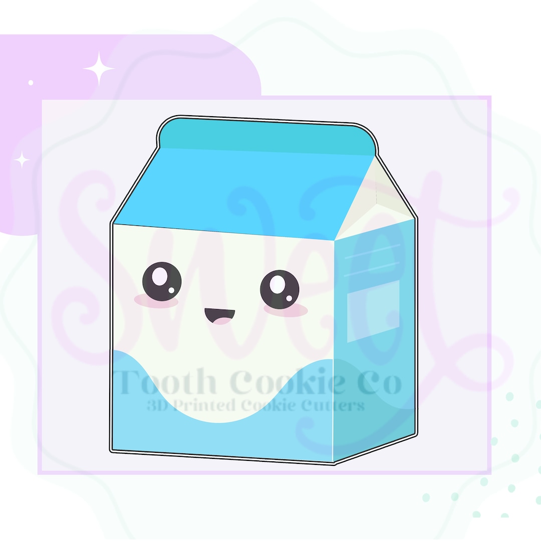 Milk Carton Cookie Cutter. Milk Cookie Cutter. Back to School Cookie ...