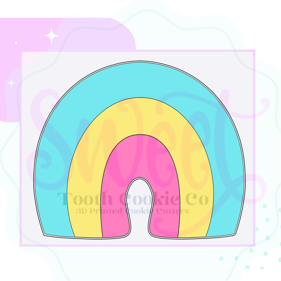 Charm Marshmallow Rainbow Cookie Cutter. Marshmallow Rainbow Cookie ...