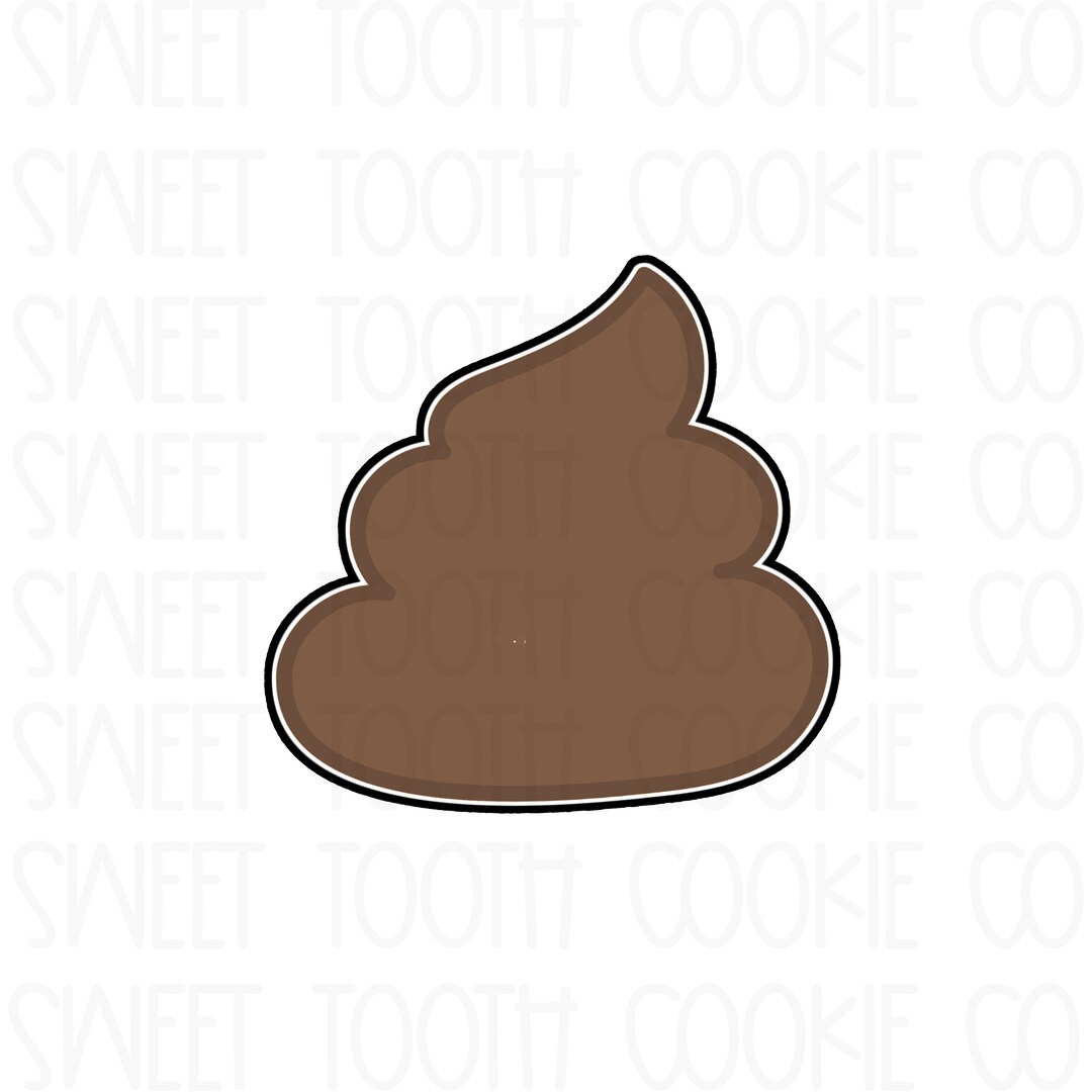 Poop Cookie Cutter. Love Stinks Cookie Cutter. Valentines Day - Etsy