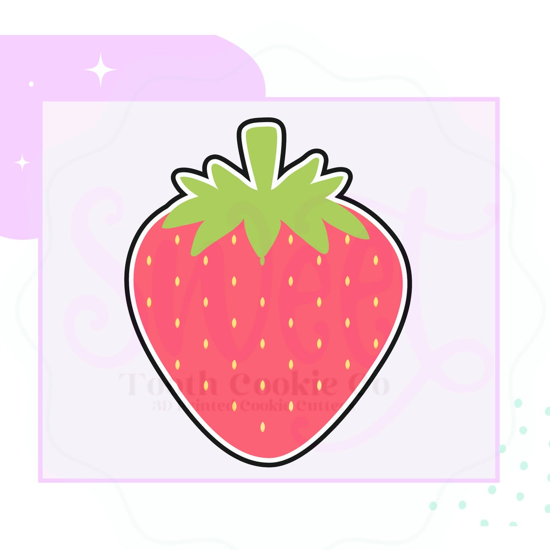 Strawberry Cookie Cutter. Fruit Cookie Cutter. Berry Cookie Cutter ...