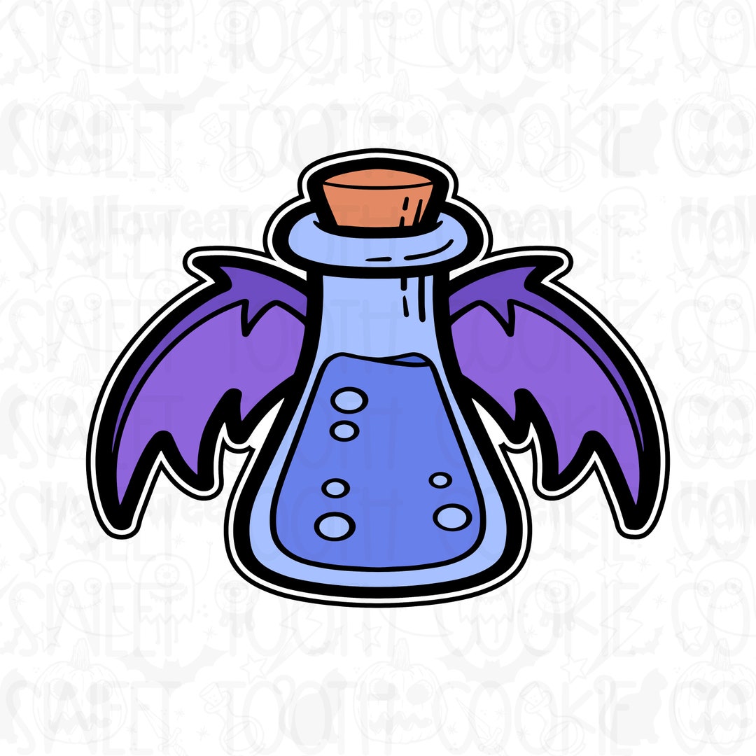 Magic Potion Cookie Cutter. Potion Bottle Cookie Cutter. Spooky Potion ...
