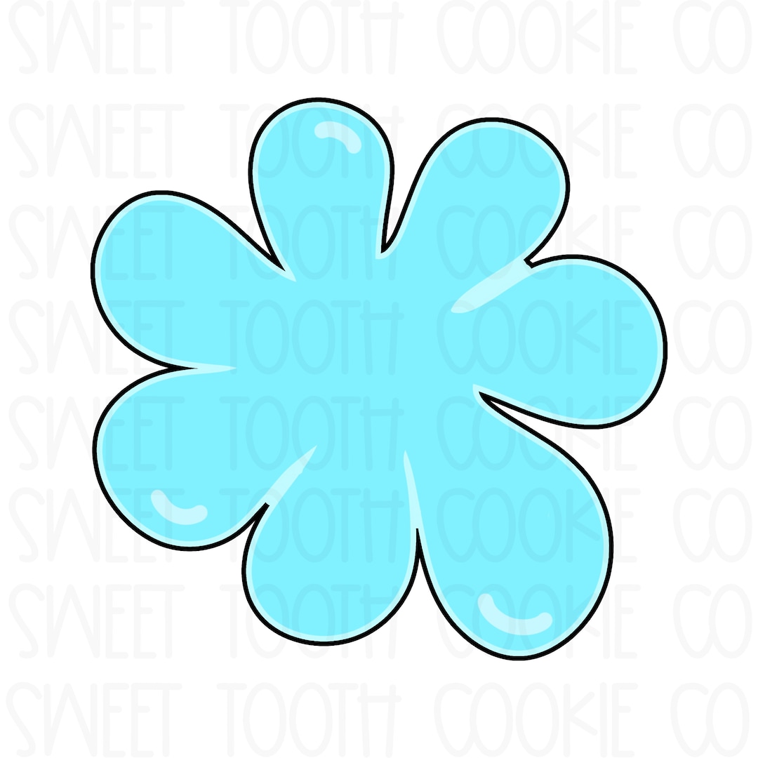 Water Splash Cookie Cutter. Paint Splat Cookie Cutter. Water Cookie ...