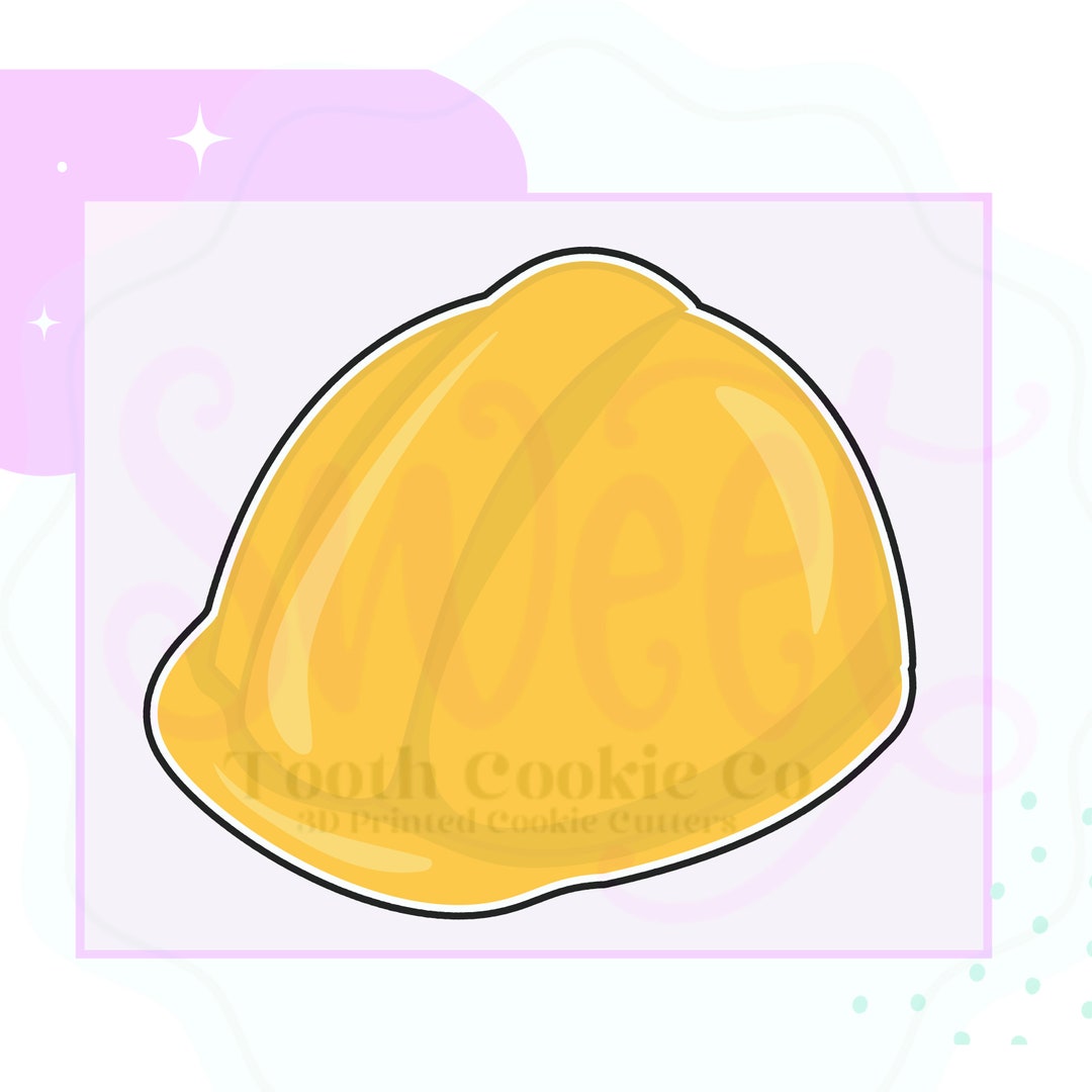 Hard Hat Cookie Cutter. Construction Hat Cookie Cutter. Construction ...