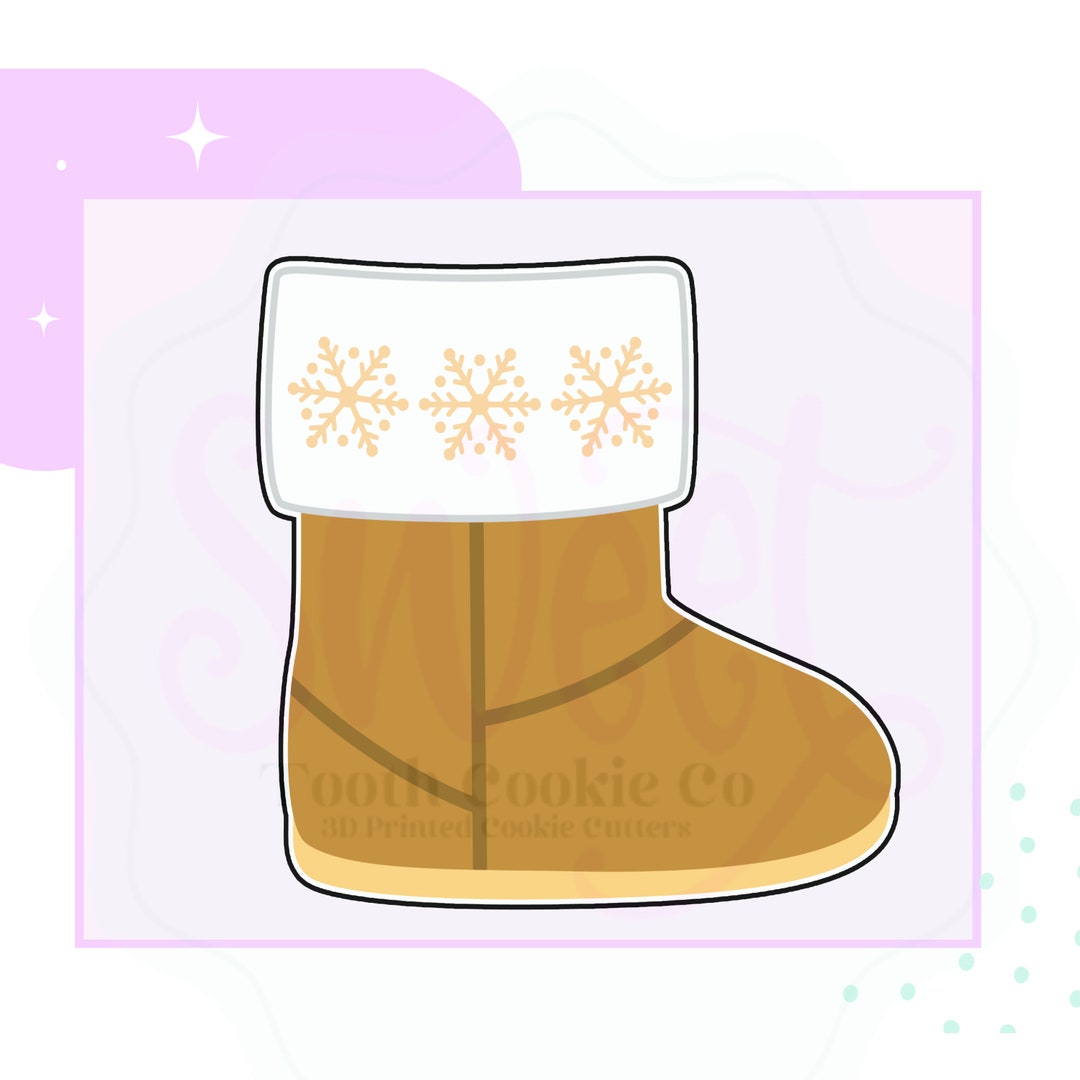 Boot Cookie Cutter. Winter Boot Cookie Cutter. Shoe Cookie Cutter ...