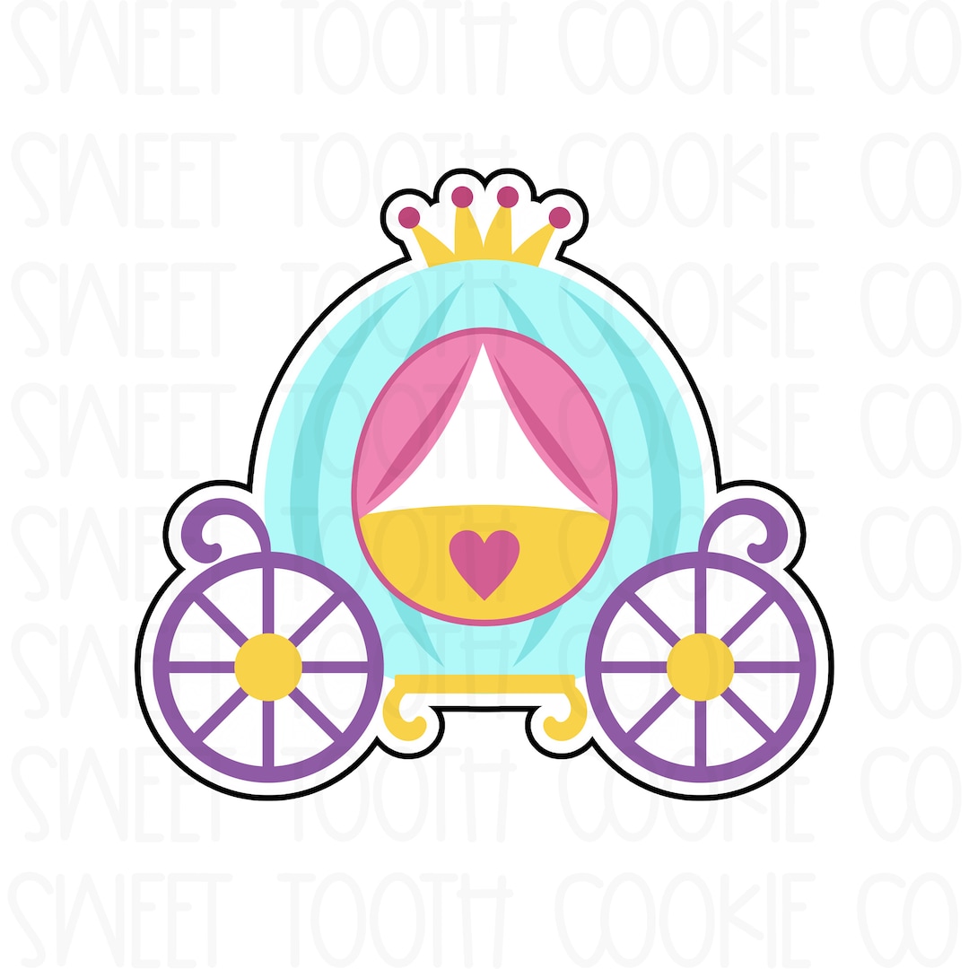 Princess Carriage Cookie Cutter. Carriage Cookie Cutter. Princess ...