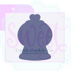 Gum Ball Machine Cookie Cutter. I Chews You Cookie Cutter. Candy ...