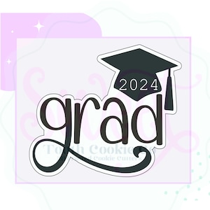 Graduation Cookie Cutter. Grad Cookie Cutter. Graduation Cap Cookie ...