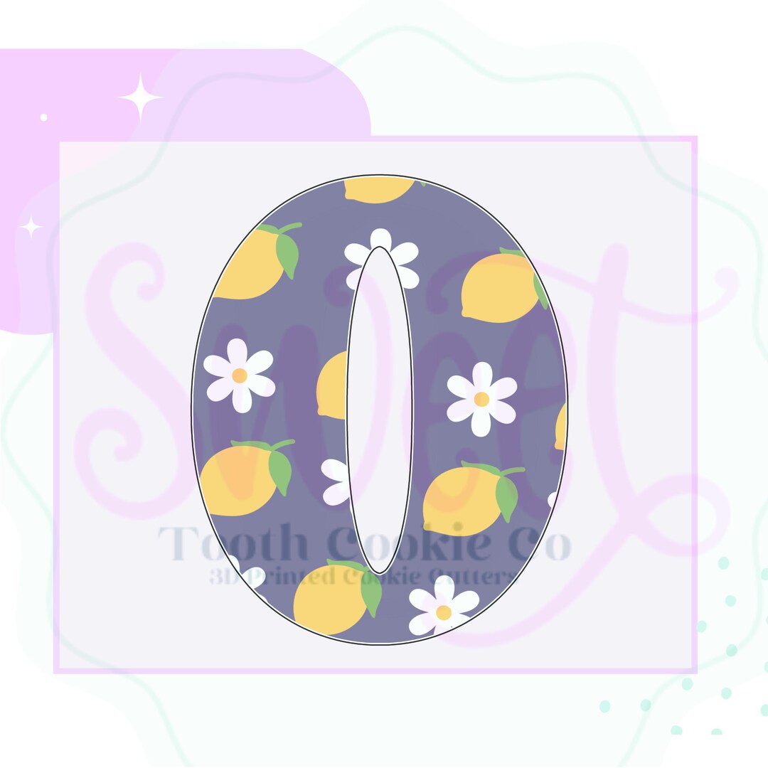 Number Zero Cookie Cutter. Number 0 Cookie Cutter. Birthday Age Cookie ...