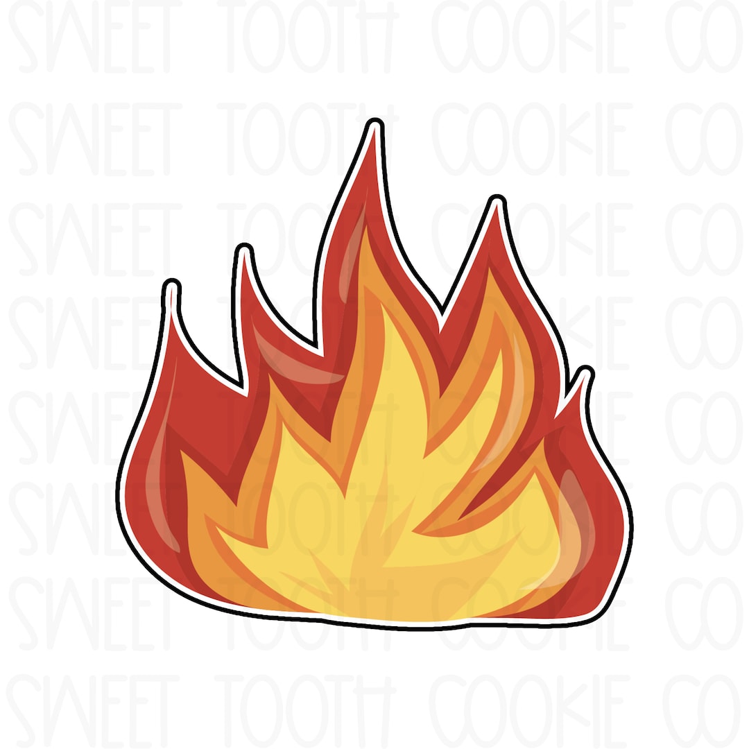 Fire Cookie Cutter. Flame Cookie Cutter. Outdoor Cookie Cutter. Camping ...