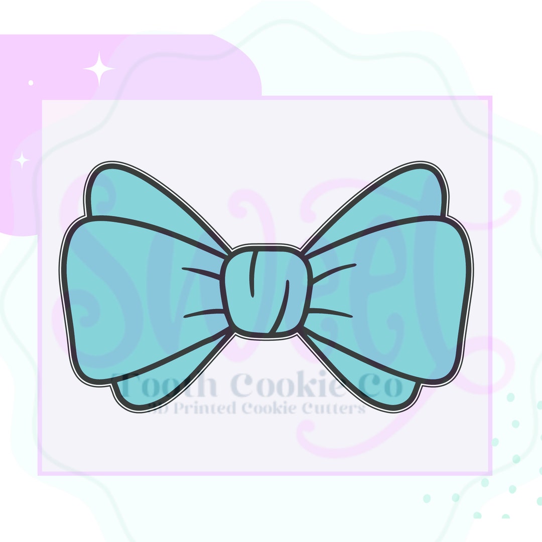 Bow Cookie Cutter. Ribbon Cookie Cutter. Groom Cookie Cutter. Bow Tie ...