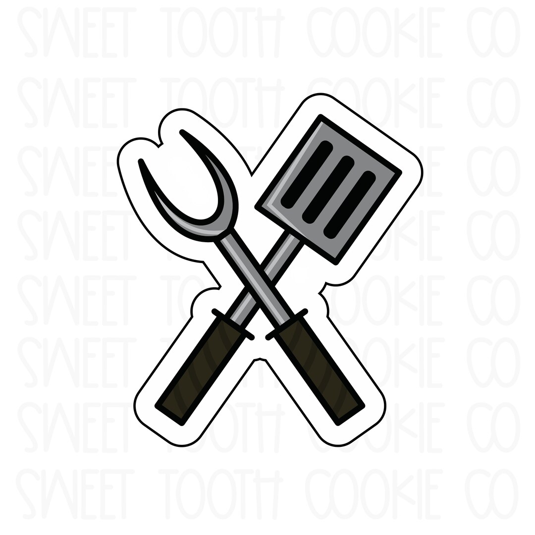 BBQ Grill Spatula Cookie Cutter. BBQ Tool Cookie Cutter. Fathers Day ...