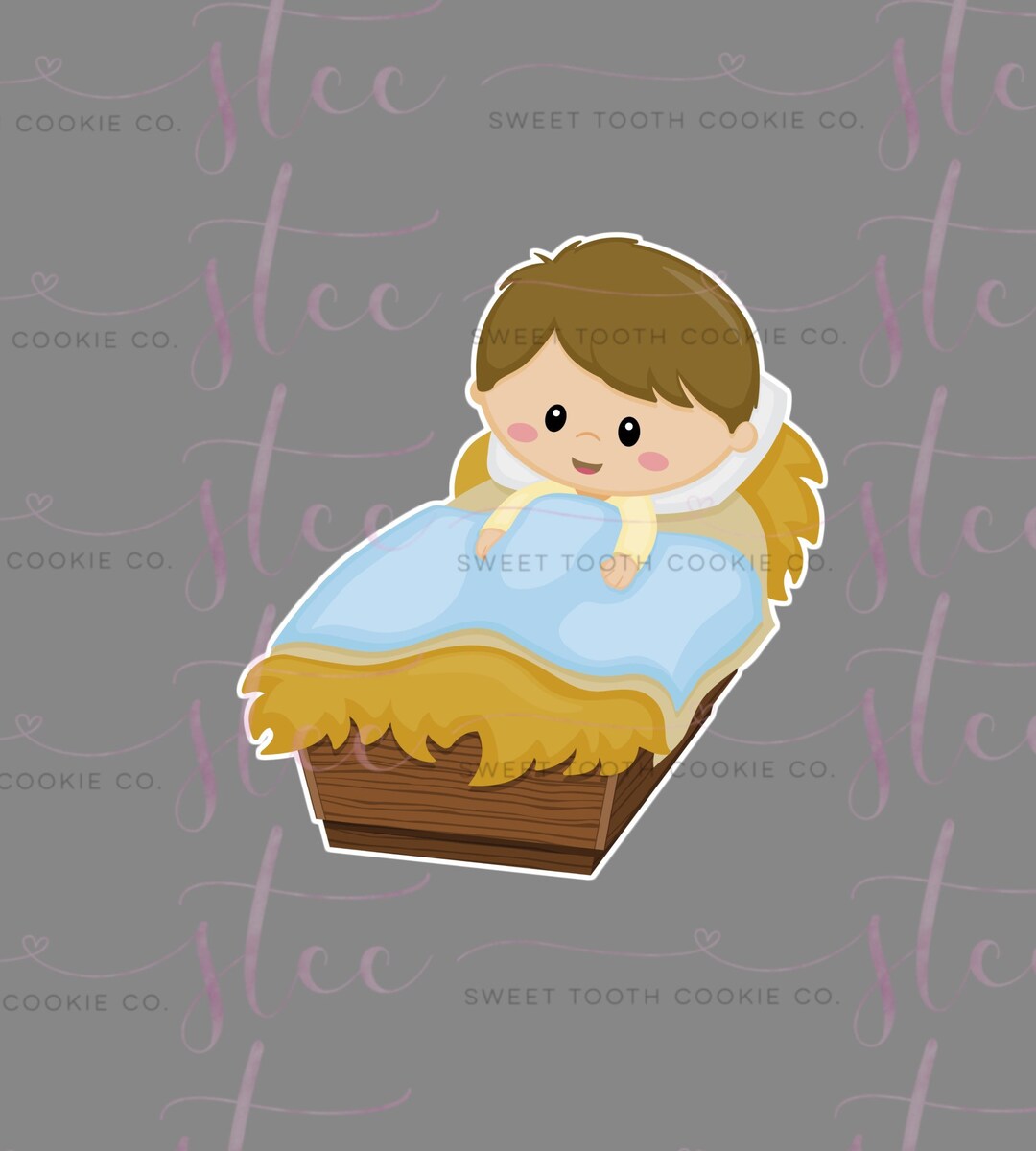 Baby Jesus Cookie Cutter. Nativity Set Cookie Cutter. - Etsy