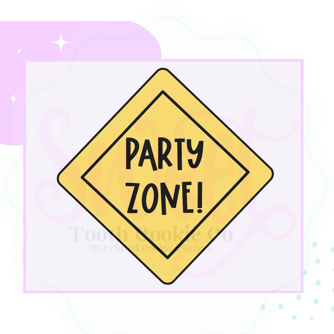 Construction Sign Cookie Cutter. Road Work Sign Cookie Cutter ...