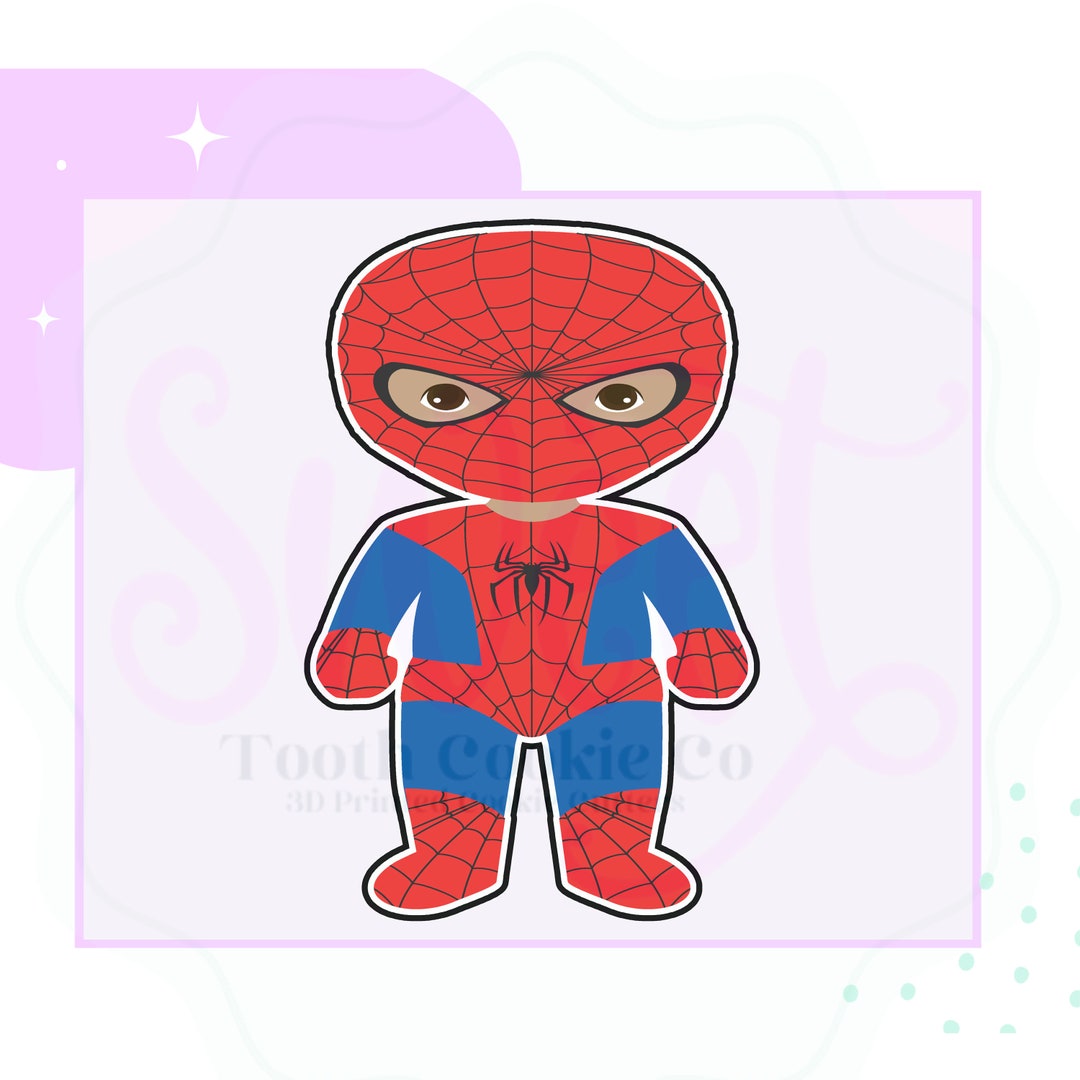 Hero Cookie Cutter. Spider Guy Cookie Cuter. Super Cookie Cutter. Comic ...