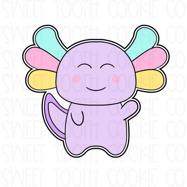 Axolotl Cookie - Etsy