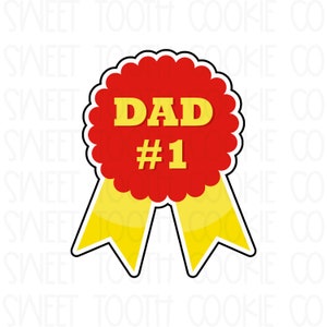 Award Ribbon Cookie Cutter. First Place Ribbon Cookie Cutter. Award ...